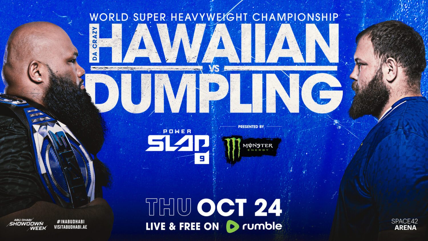 Power Slap 9: Da Crazy Hawaiian vs Dumpling Official Weigh-in Results ...