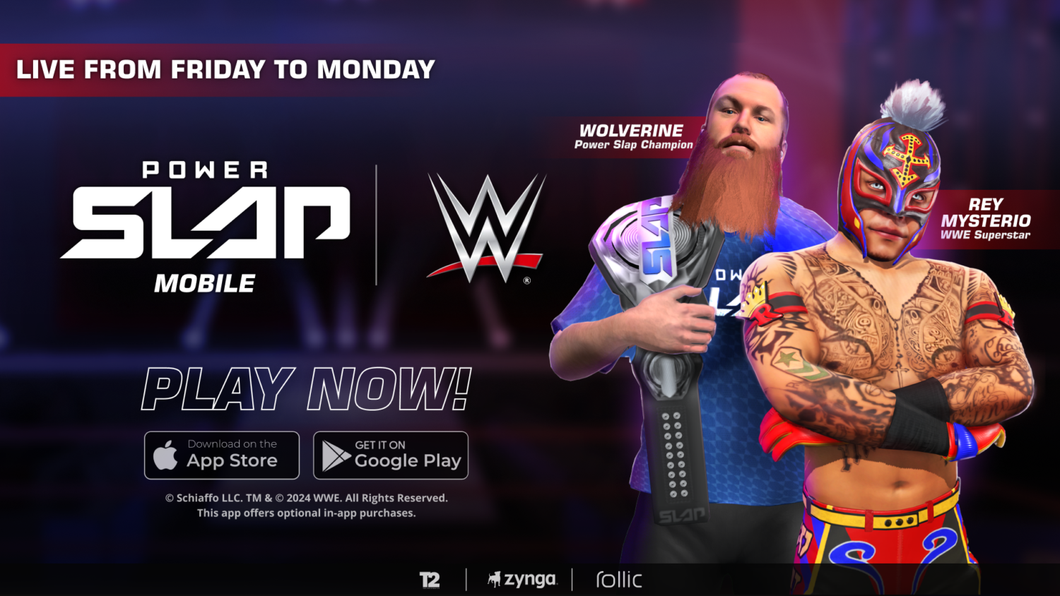 WWE's biggest Superstars Join Power Slap Mobile - Power Slap