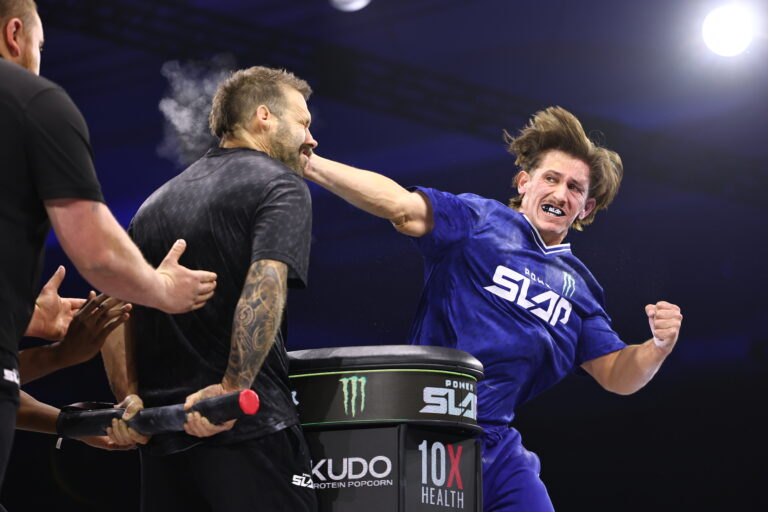 Light Heavyweights Clash at Power Slap 11 | Luke Simonds vs Garrett ...