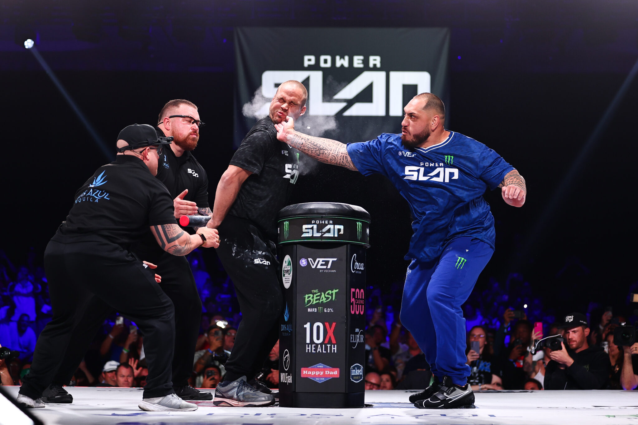 VeChain Power Slap 13: Dumpling vs Da Hawaiian Hitman Results - Power Slap