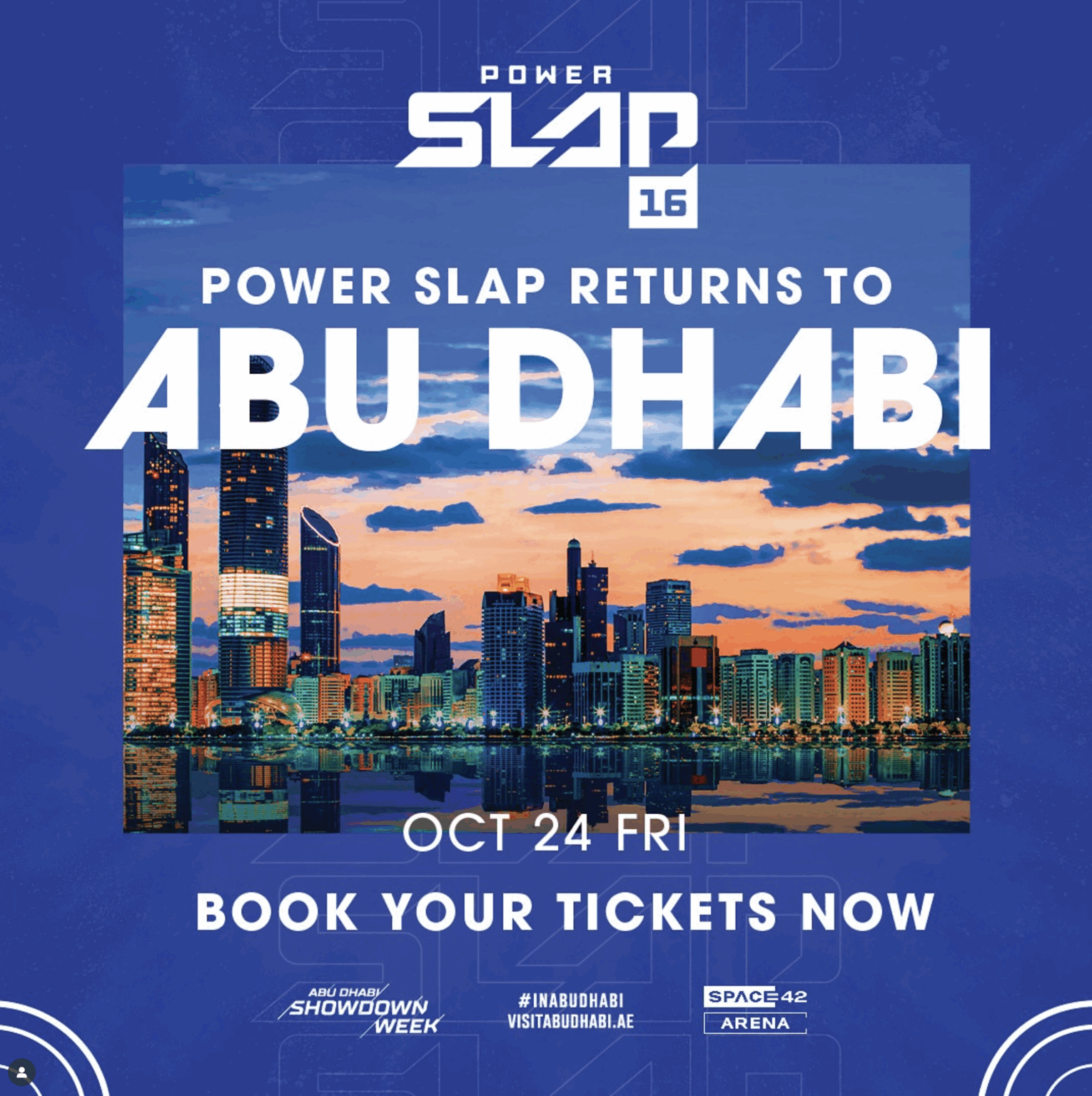 Power Slap 16: Tickets On Sale Now for Oct 24 in Abu Dhabi - Power Slap